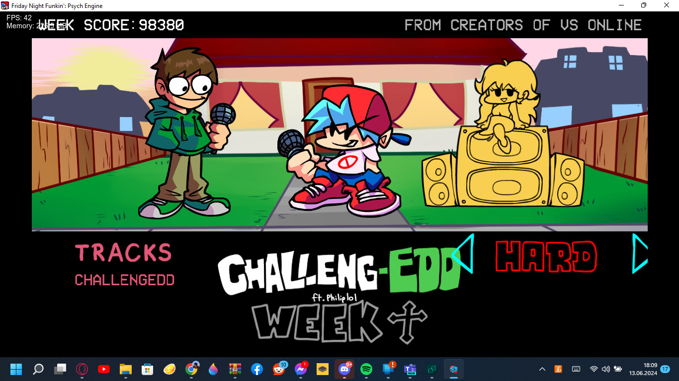 FNF Challenge-Edd and Challenge-Eduardo Mod for Friday Night Funkin ...