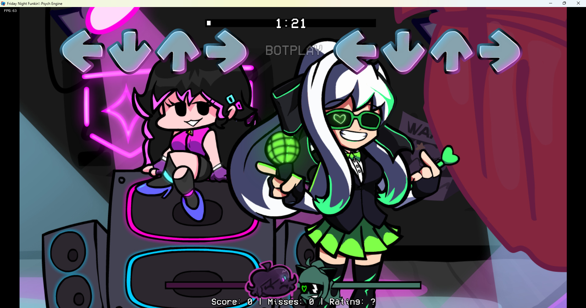 Playable Neo Monika Mod for Friday Night Funkin' | FNF Mods