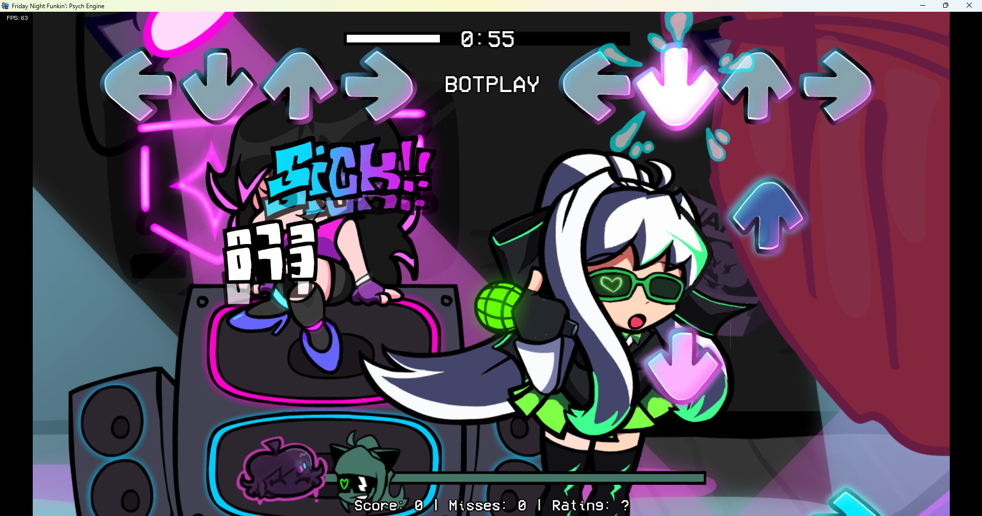 Playable Neo Monika Mod for Friday Night Funkin' | FNF Mods