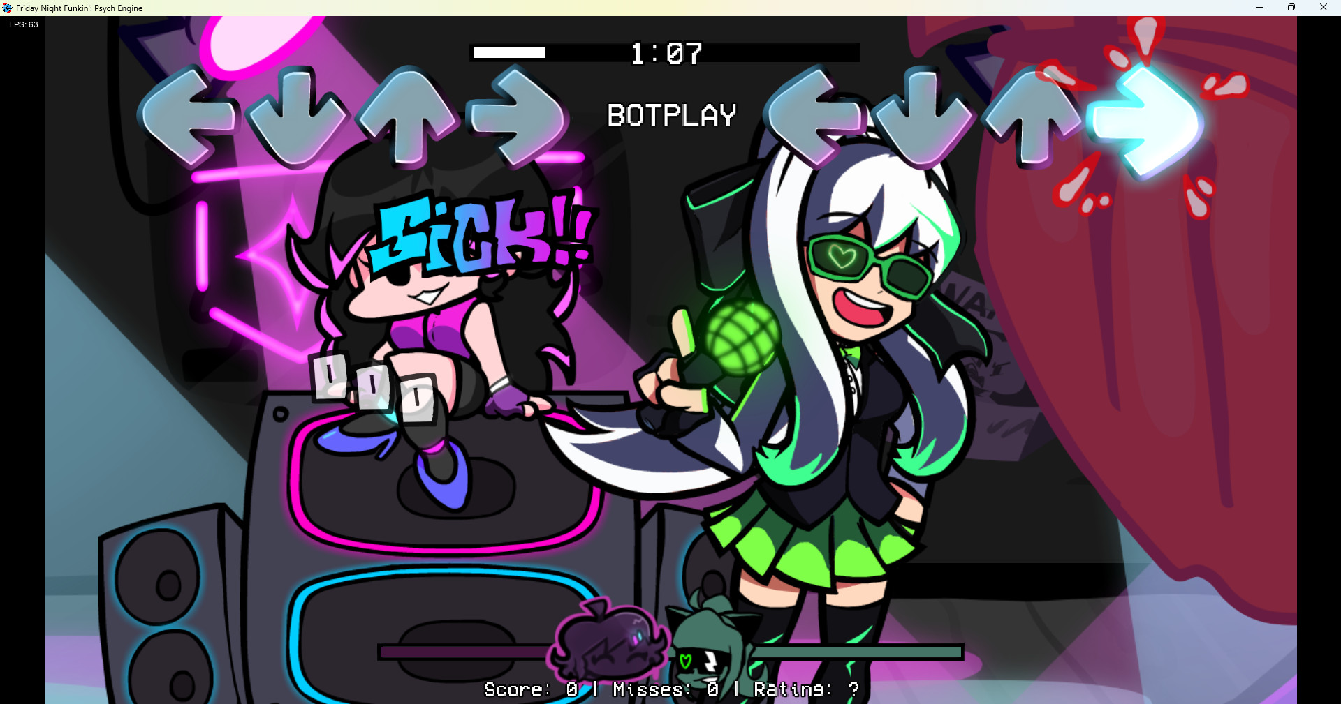 Playable Neo Monika Mod for Friday Night Funkin' | FNF Mods