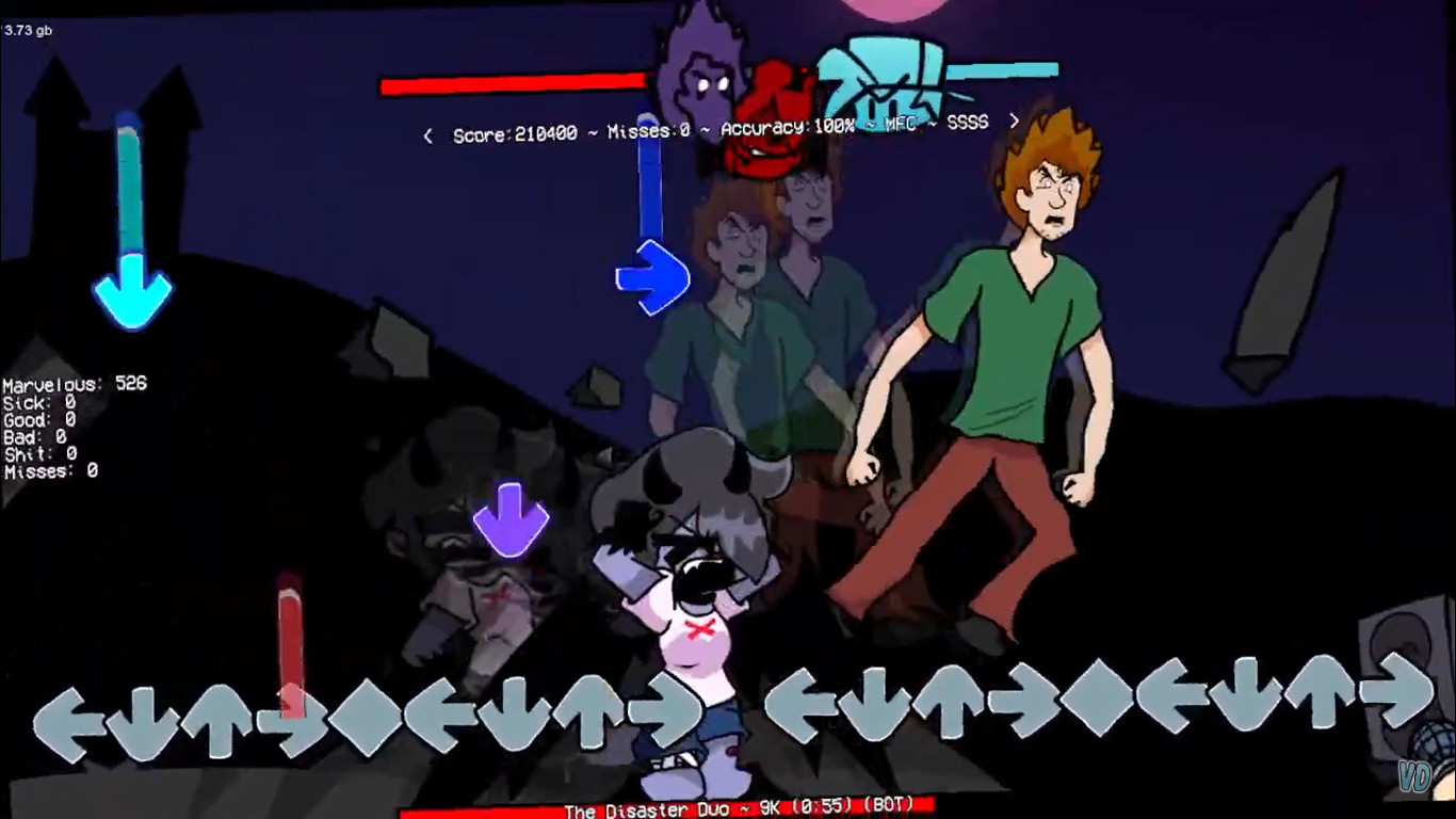 FNF Vs Shaggy X NuSky v1 Mod for Friday Night Funkin' | FNF Mods