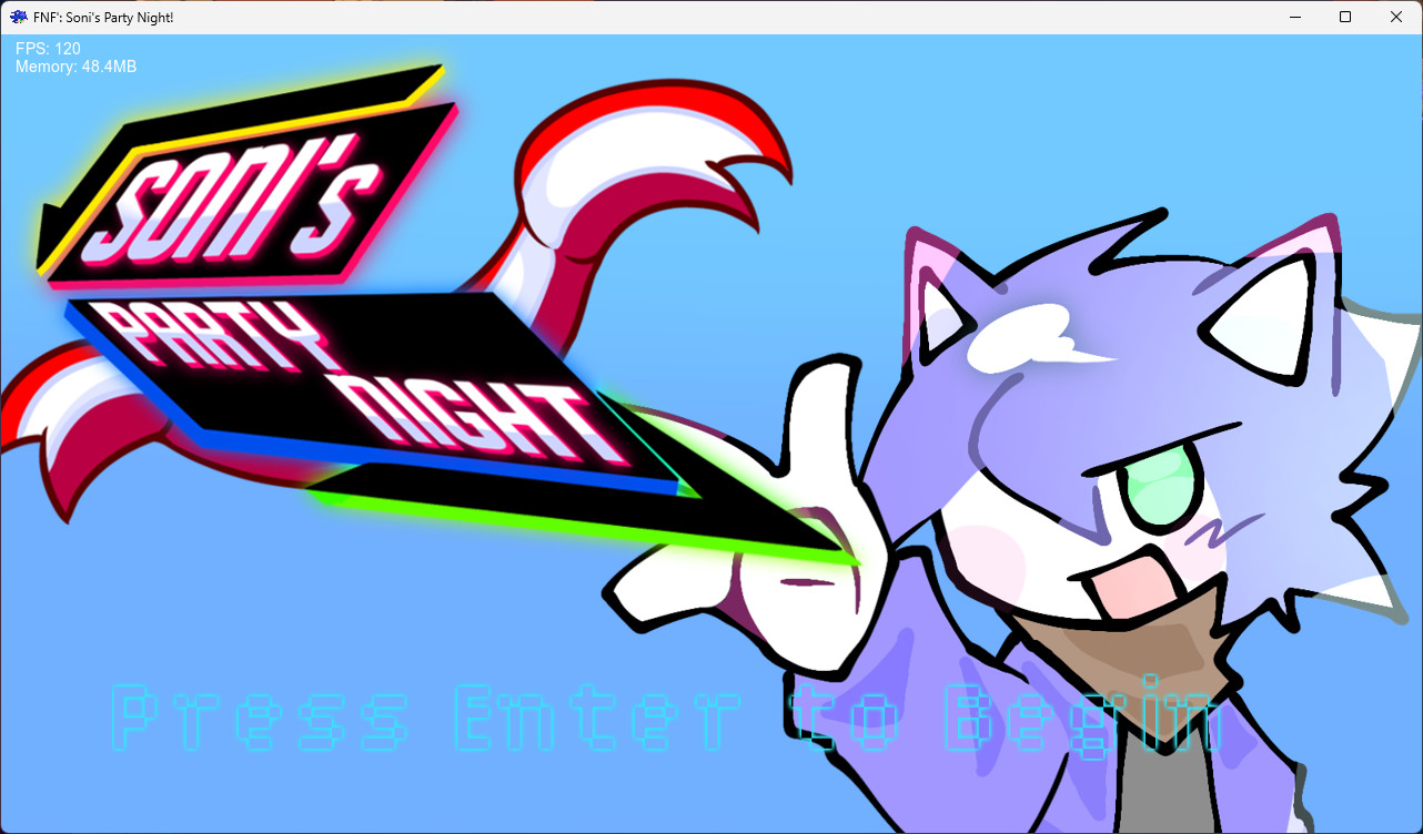 [v2.5] Soni's Party Night! Mod for Friday Night Funkin' | FNF Mods