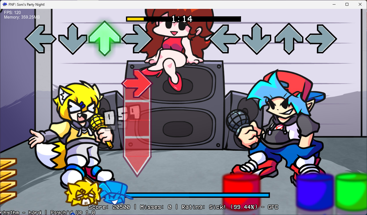 [exe Update]Soni's Party Night! V2 Mod for Friday Night Funkin' | FNF Mods