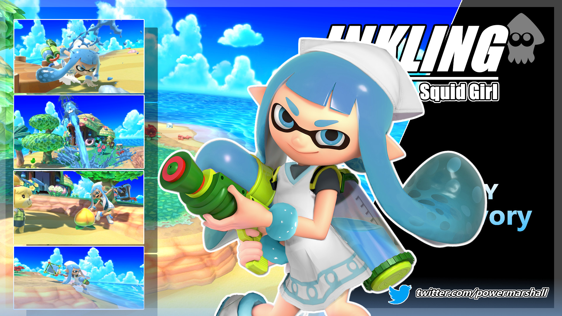 Squid Girl Inkling Mod for Super Smash Bros. Ultimate | SSBU Mods