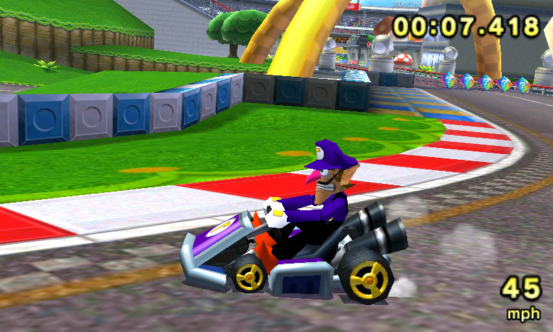 Waluigi (Nintendo 64) Mod for Mario Kart 7 | MK7 Mods