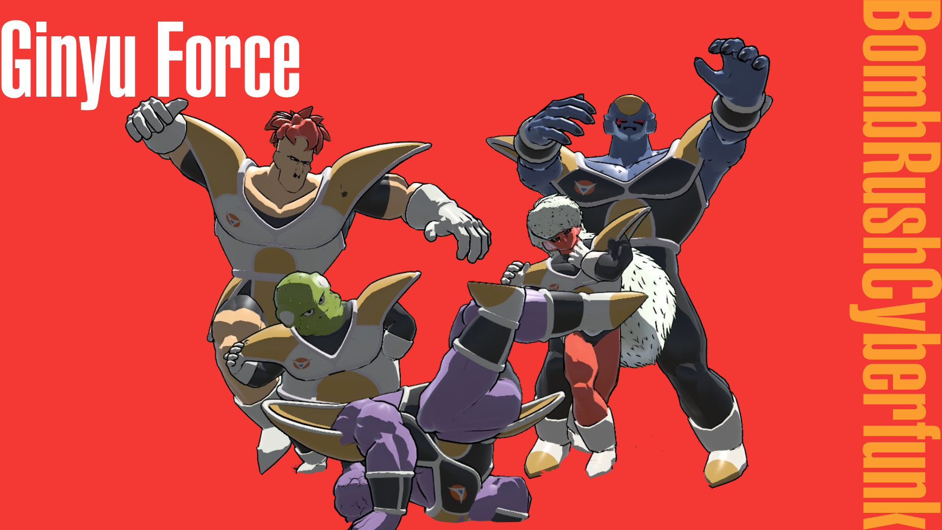 Ginyu Force (DBFZ) Mod for Bomb Rush Cyberfunk | BRC Mods