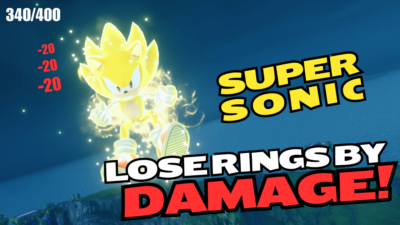 Super Sonic Damage Ring Loss Mod for Sonic Frontiers | Frontiers Mods