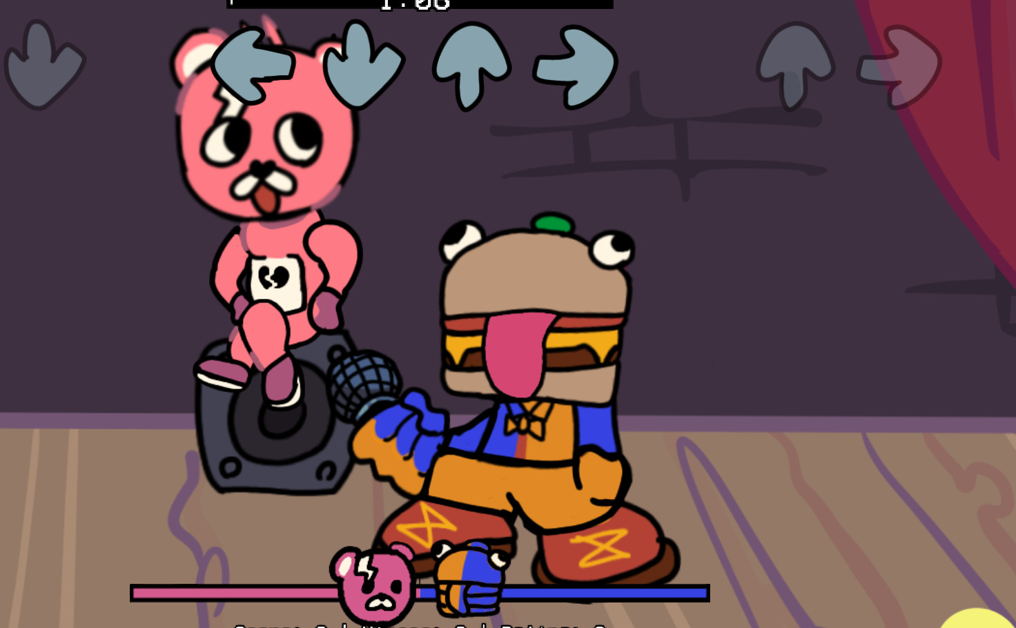 Beef Boss & CuddleTeamLeader over bf and gf Mod for Friday Night Funkin ...