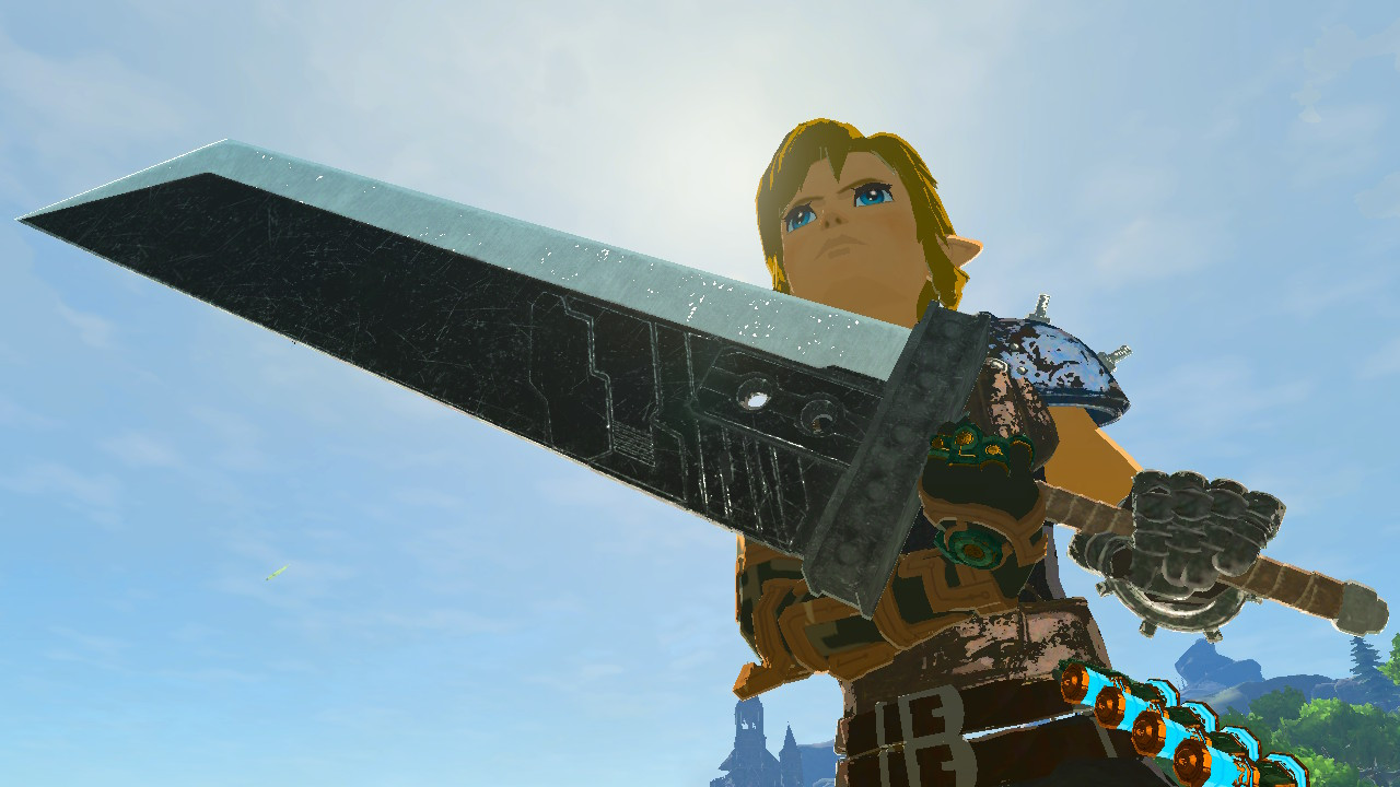 Buster Sword FF7 Remake Mod for The Legend of Zelda: Tears of the ...