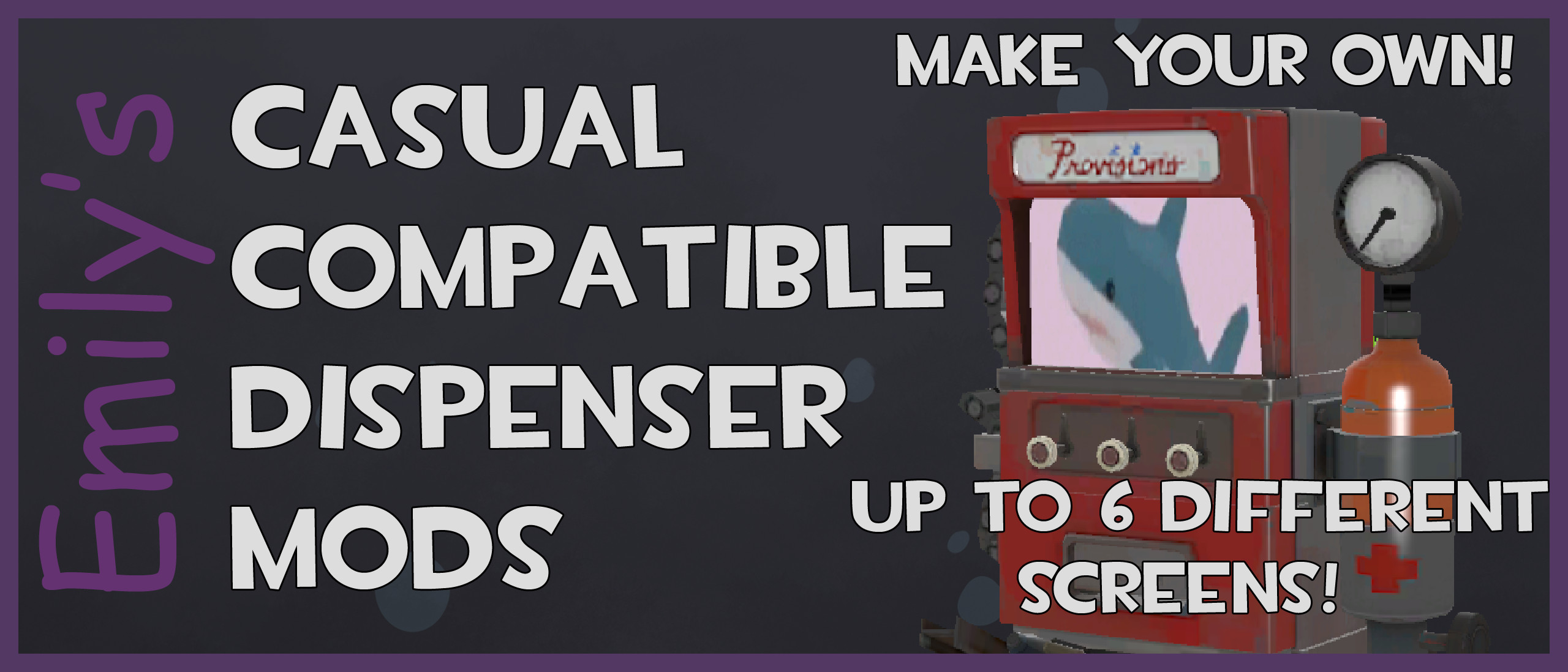 Six Screen Dispenser Template Mod for Team Fortress 2 | TF2 Mods