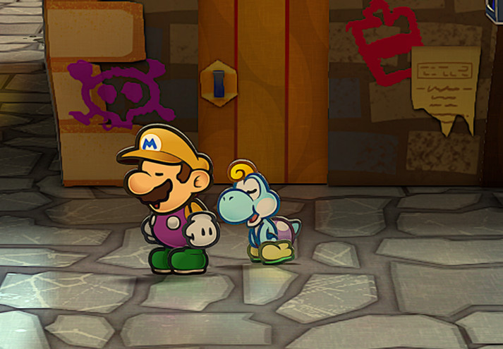 Light Blue Yoshi Kid Mod for Paper Mario: The Thousand Year Door ...