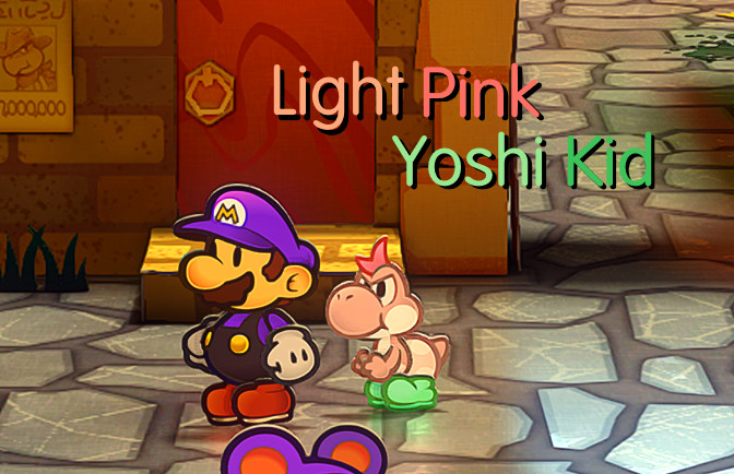 Light Pink Yoshi Kid Mod for Paper Mario: The Thousand Year Door ...