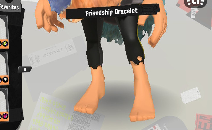 barefoot friendship bracelet Mod for Splatoon 3 | Splatoon 3 Mods