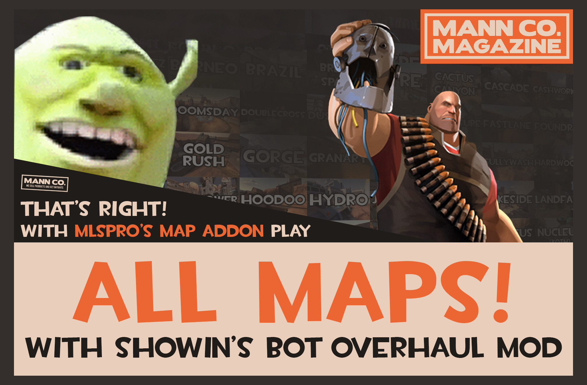 MLSPro's Bot Overhaul Map Addon Mod for Team Fortress 2 | TF2 Mods
