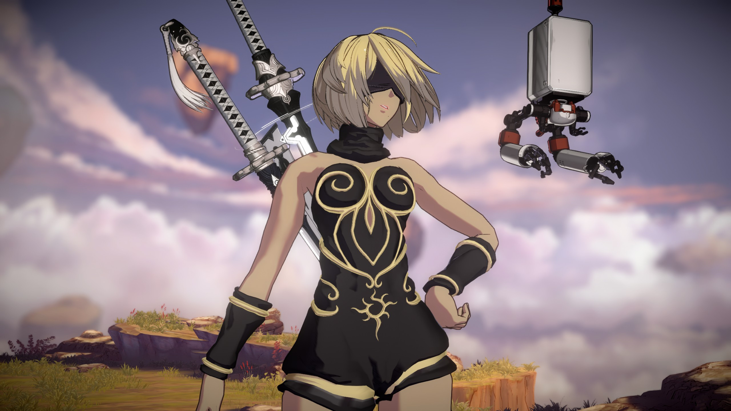 Kat (Gravity Rush) Costume for 2B Mod for Granblue Fantasy Versus ...