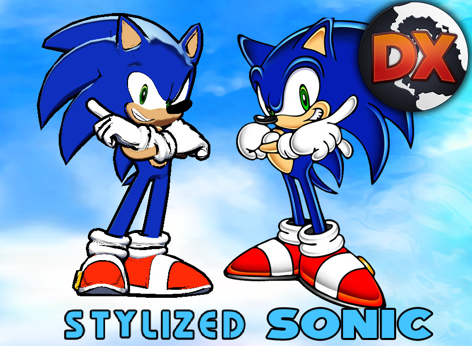 Stylized Sonic Mod for Sonic World DX | SWDX Mods