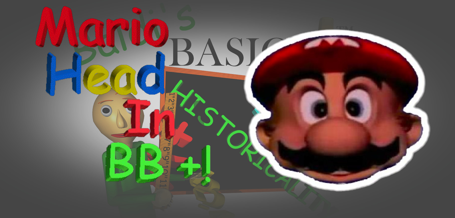 Mario Head Mod for Baldi's Basics | Baldi Mods