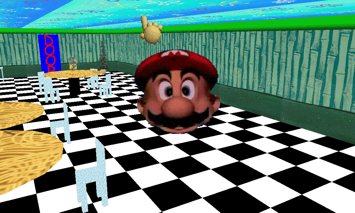 Mario Head Mod for Baldi's Basics | Baldi Mods