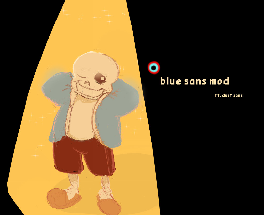 Blue Sans Mod for Friday Night Funkin' | FNF Mods