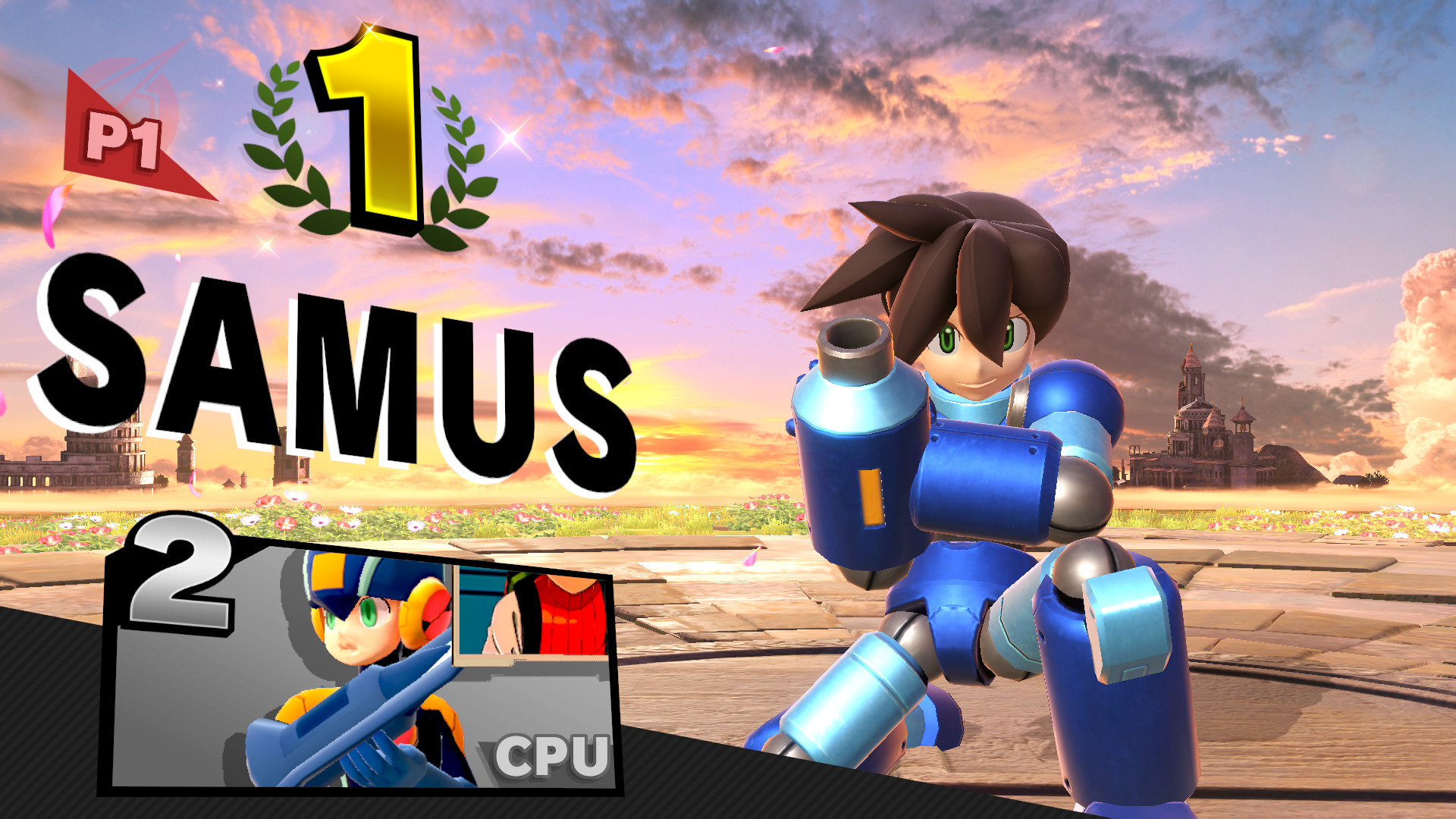 Mega Man Volnutt over Samus Mod for Super Smash Bros. Ultimate | SSBU Mods
