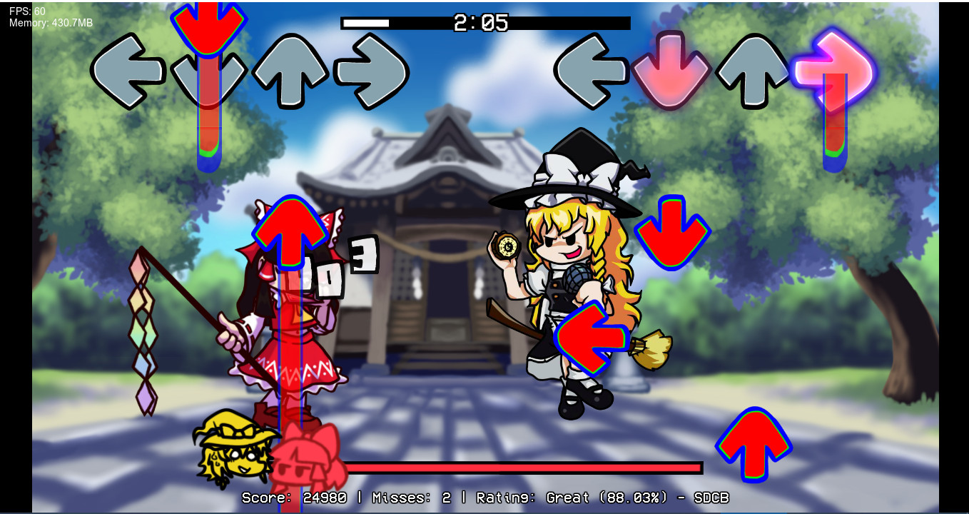 OH GOD NO! TOUHOU MIX Mod for Friday Night Funkin' | FNF Mods