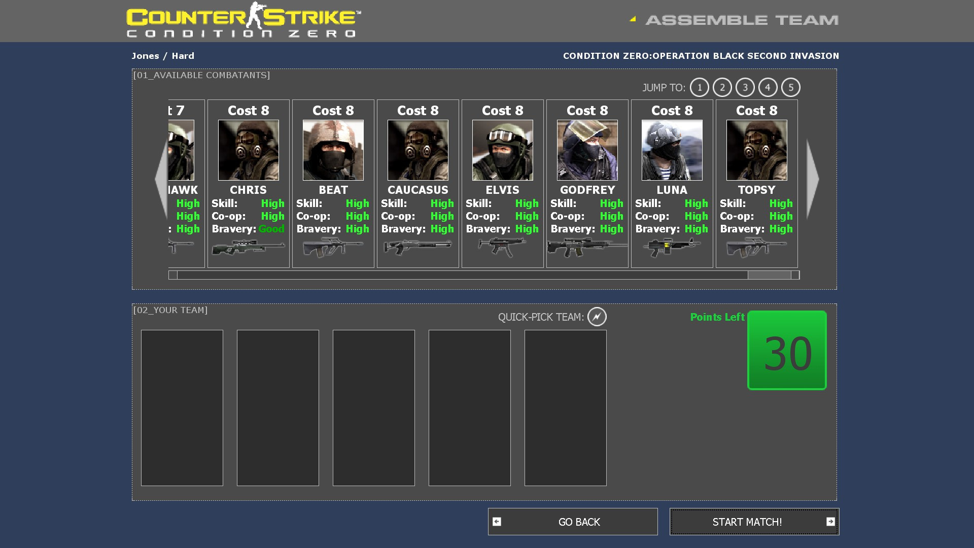 Condition Zero:Operation Black Mod for Counter-Strike: Condition Zero ...