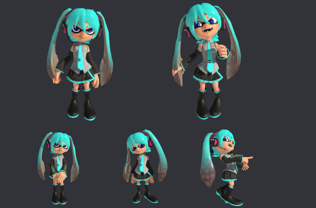 Hatsune Miku Y Splatoon