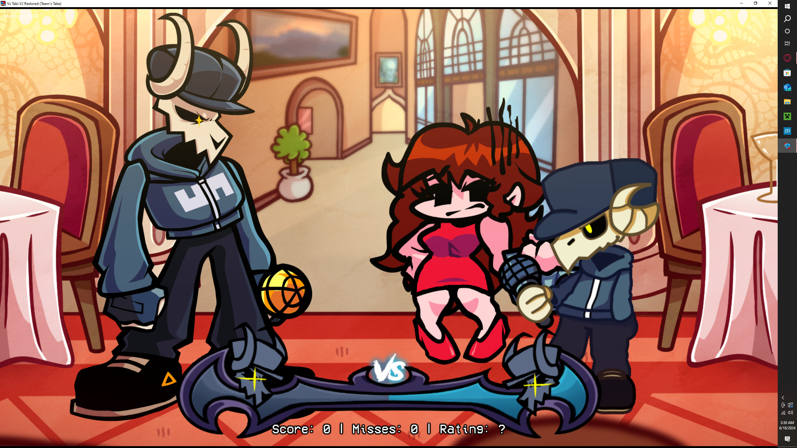 Fun Sized Tabi! (FOR PSYCH) Mod for Friday Night Funkin' | FNF Mods