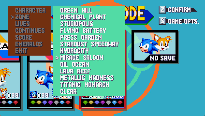 (Decomp) Save Editor Mod for Sonic Mania | SM Mods