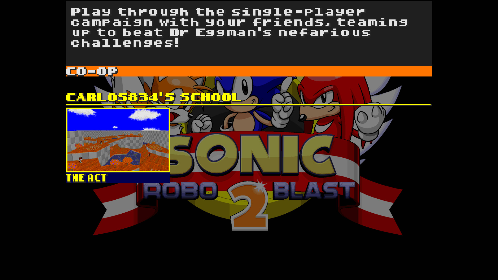 Carlos834's Dreams Mod for Sonic Robo Blast 2 | SRB2 Mods