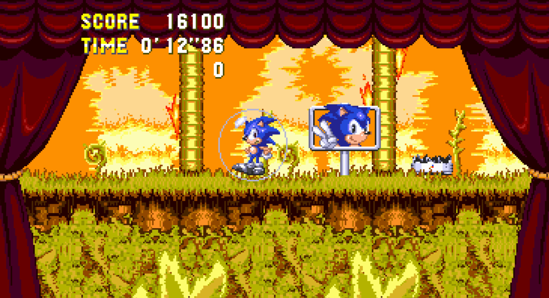Sonic EXE 2011 Curtain Mod for Sonic 3 A.I.R. | S3AIR Mods