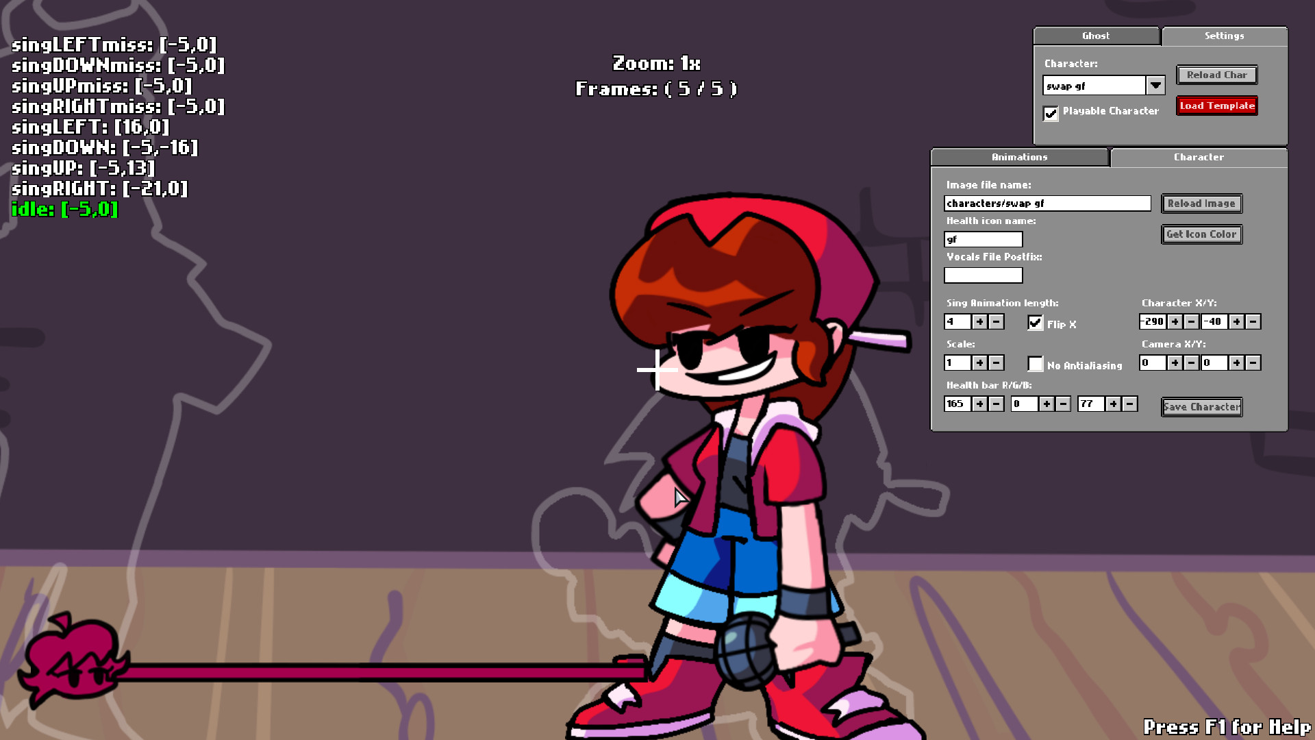 FNF styled Swap Gf for Psych Engine Mod for Friday Night Funkin' | FNF Mods