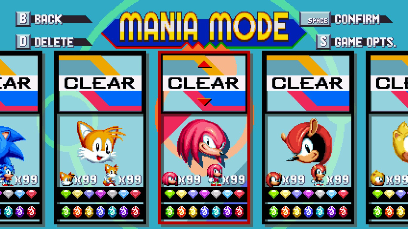 Sonic Mania: The True 100% Save File Mod for Sonic Mania | SM Mods