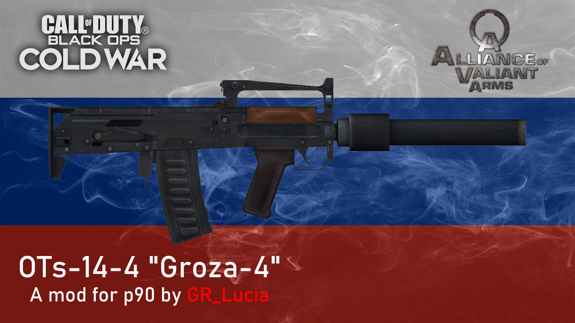 OTs-14-4 "Groza-4" on COD17 Animation Mod for Counter-Strike 1.6 | CS1 ...