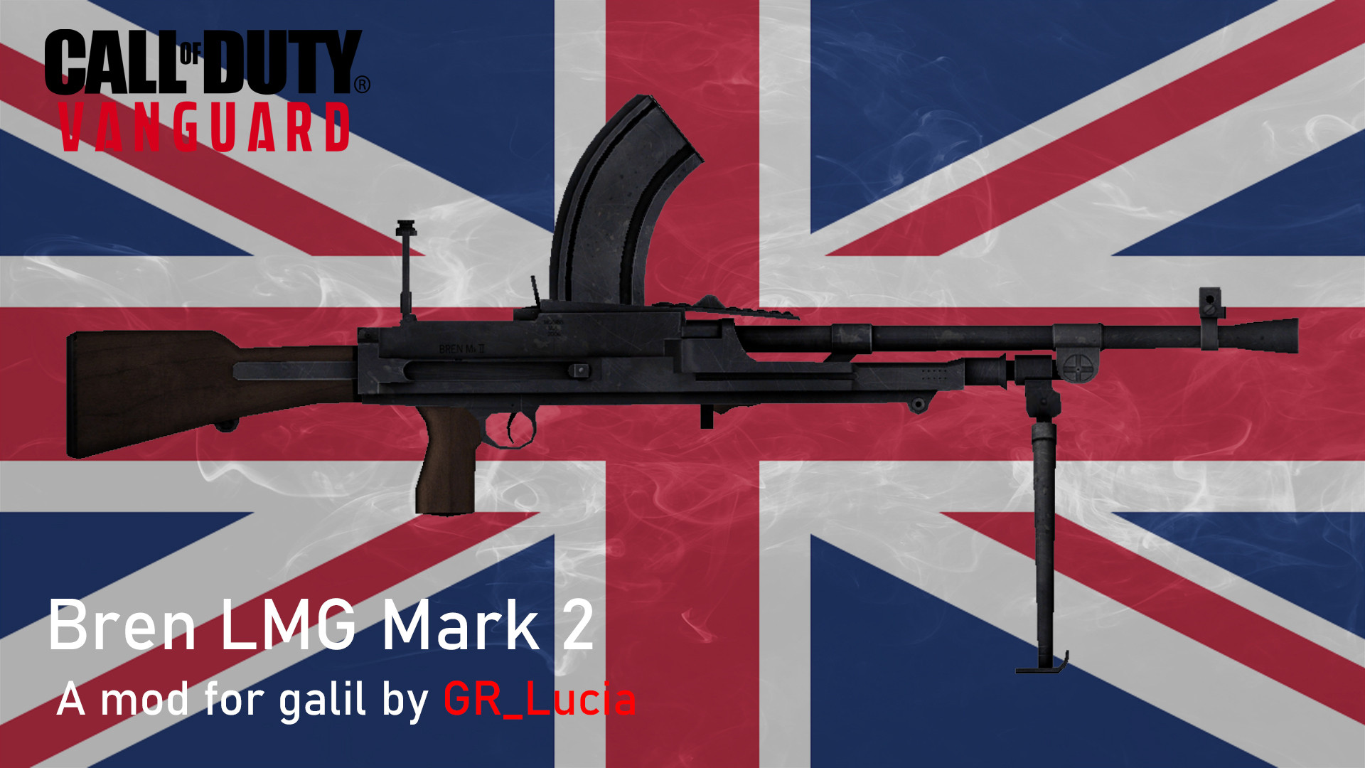 Bren light machine gun Mark 2 on COD18 Animation Mod for Counter-Strike 1.6 | CS1.6 Mods