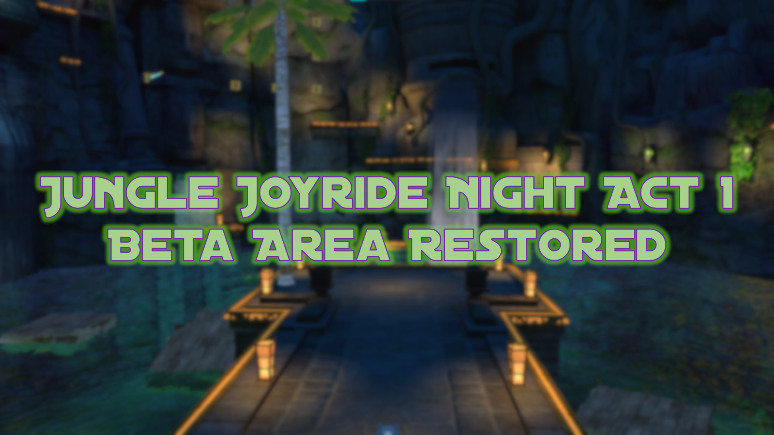 Jungle Joyride Night Act 1 Beta area restored Mod for Sonic Unleashed ...