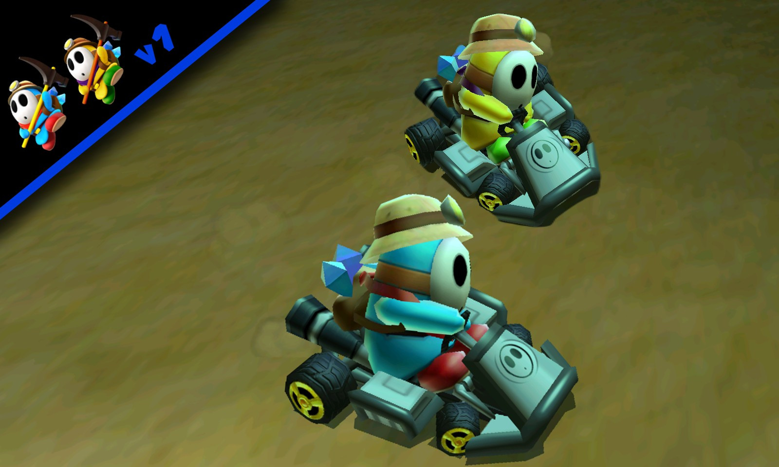 Shy Guy (Explorer) from MKT Mod for Mario Kart 7 | MK7 Mods