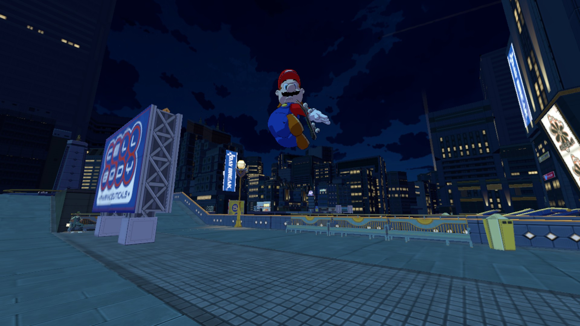 Super Mario [Hotel Mario] Mod for Bomb Rush Cyberfunk | BRC Mods