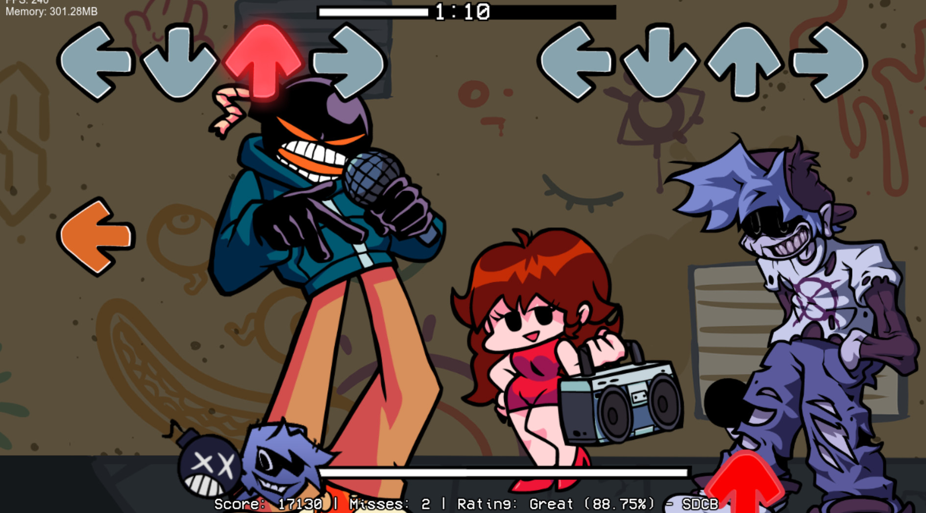 playalbe small and big silly billy Mod for Friday Night Funkin' | FNF Mods