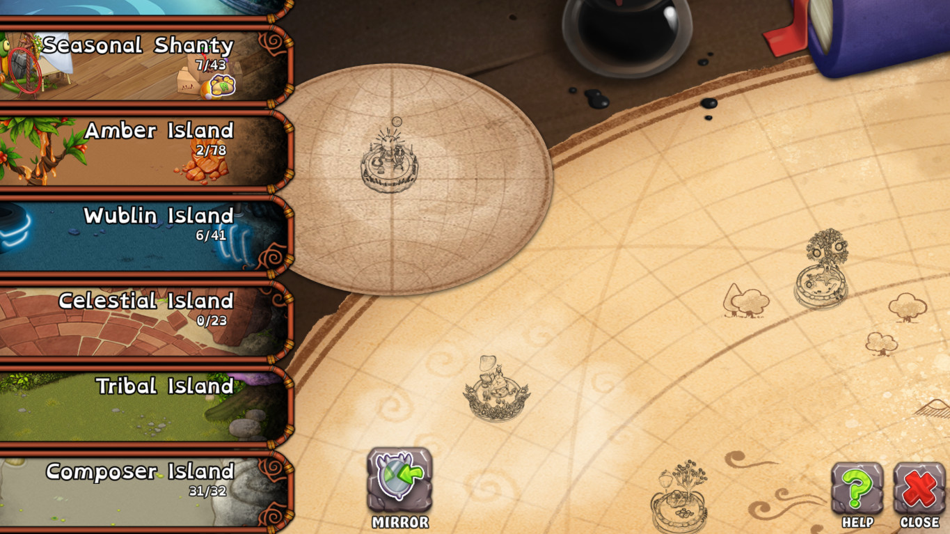 Colourless Map Pins Mod for My Singing Monsters | MSM Mods