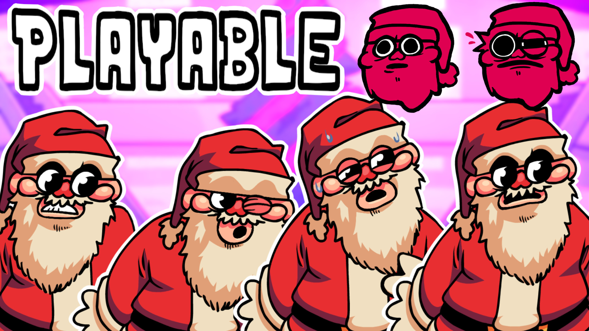 Mall Santa playable sprites!! + Chromatic Mod for Friday Night Funkin ...