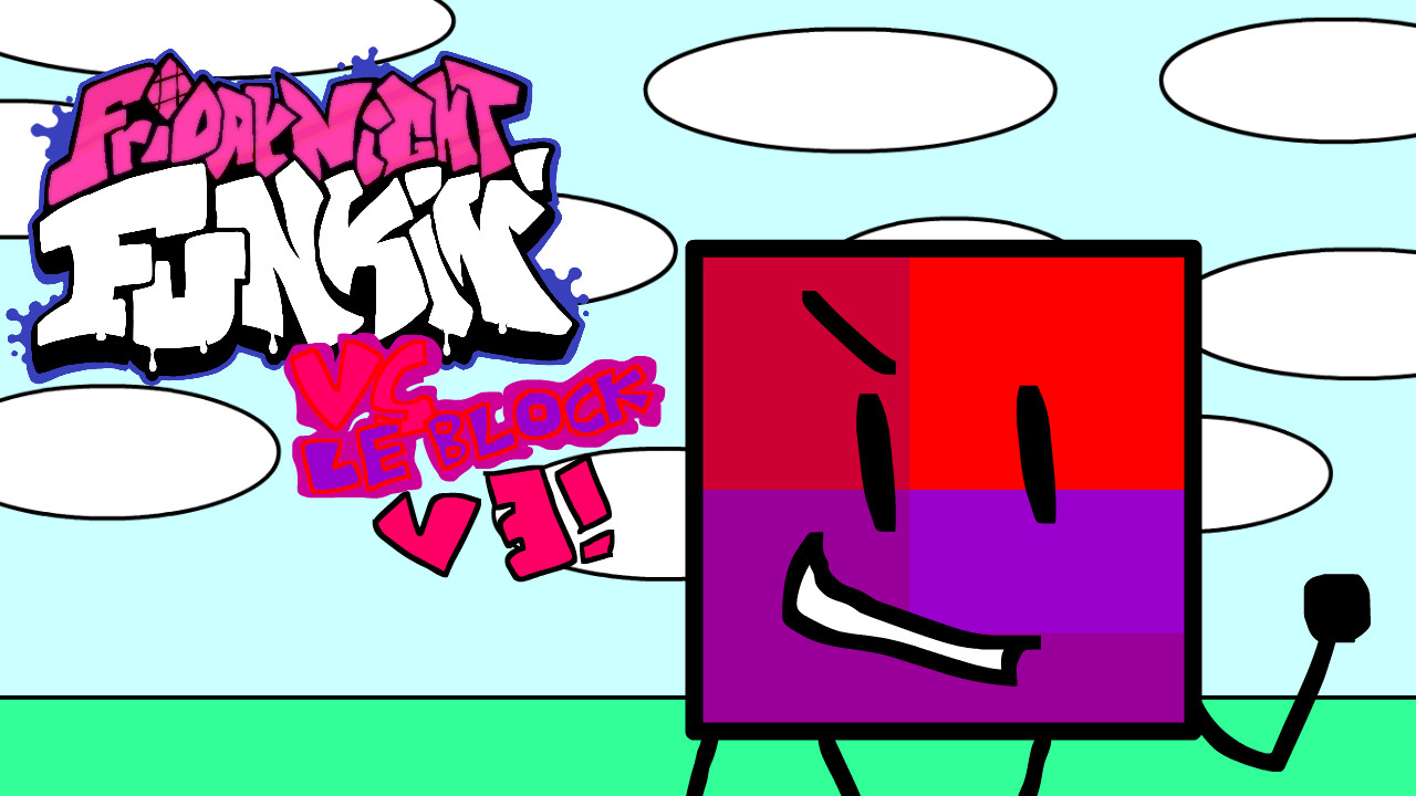 FNF: VS Le Block PITBLOCK UPDATE Mod for Friday Night Funkin' | FNF Mods