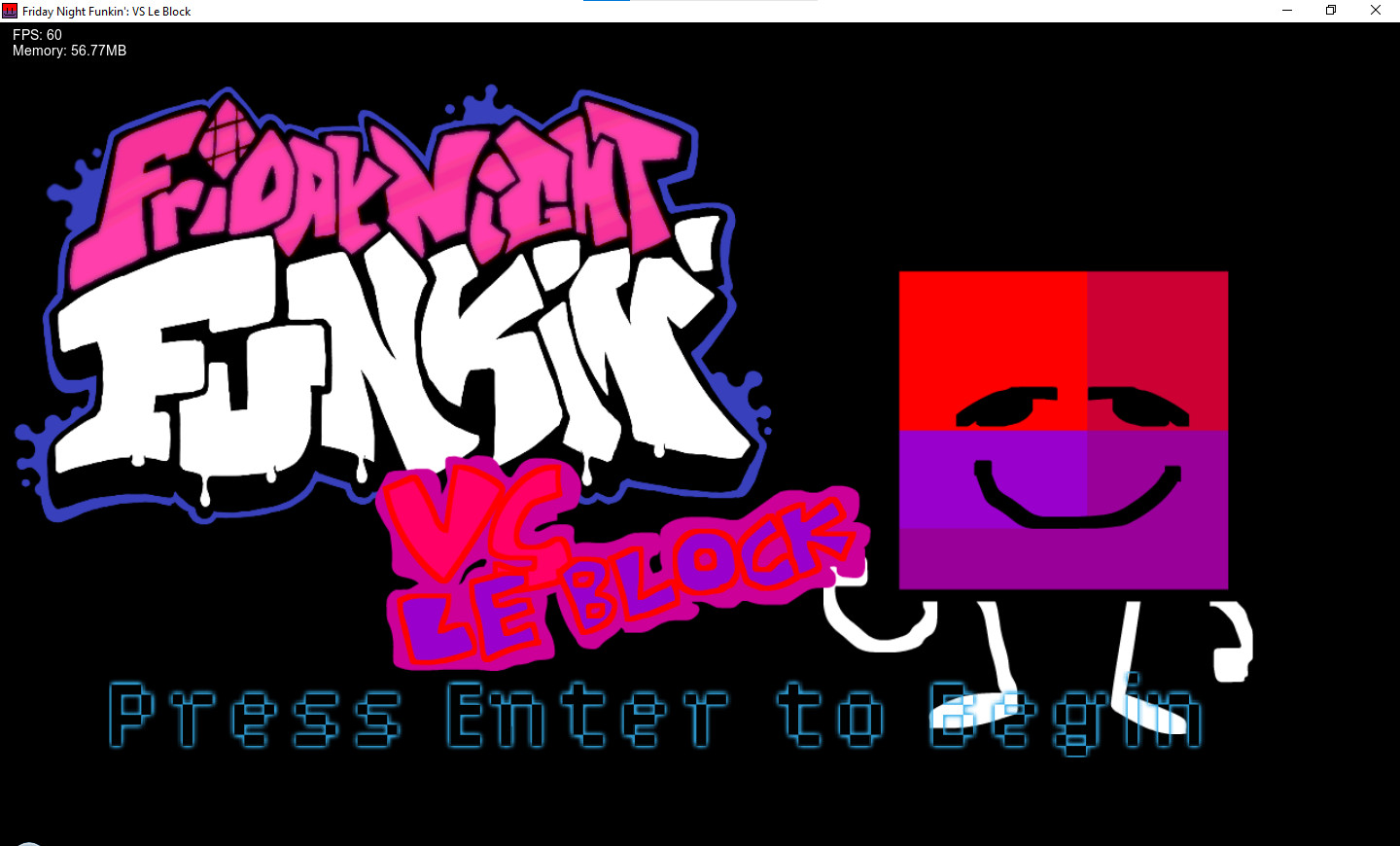 FNF: VS Le Block PITBLOCK UPDATE Mod for Friday Night Funkin' | FNF Mods