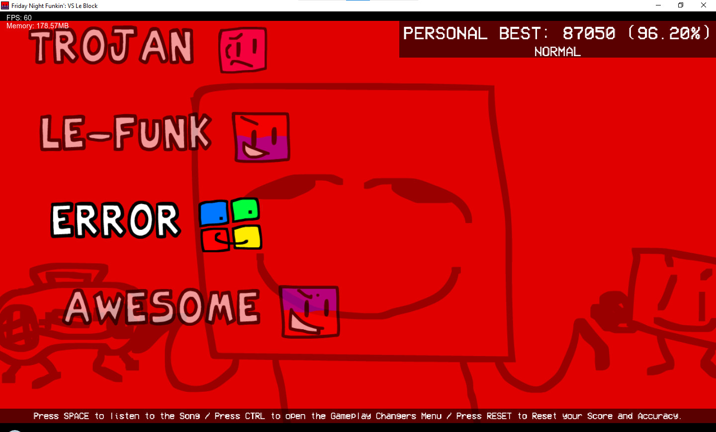 FNF: VS Le Block PITBLOCK UPDATE Mod for Friday Night Funkin' | FNF Mods