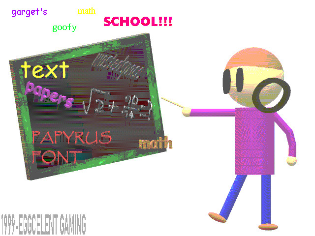 Gargret's Goofy Math School Mod for Baldi's Basics | Baldi Mods