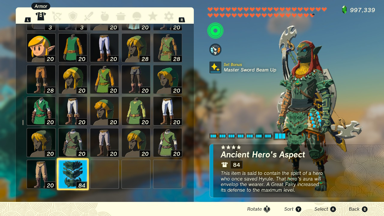 Sage Boost Companion Ancient Hero's Aspect Mod for The Legend of Zelda ...