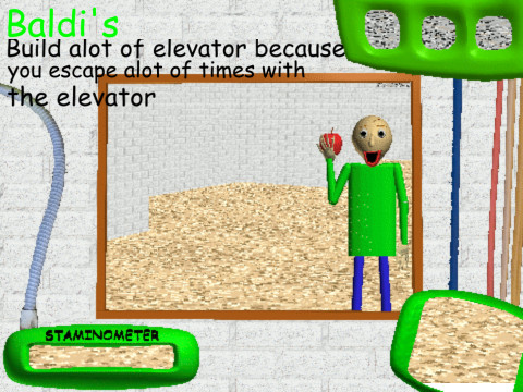 Baldi's INFINITE ELEVATOR BB+ Mod for Baldi's Basics | Baldi Mods