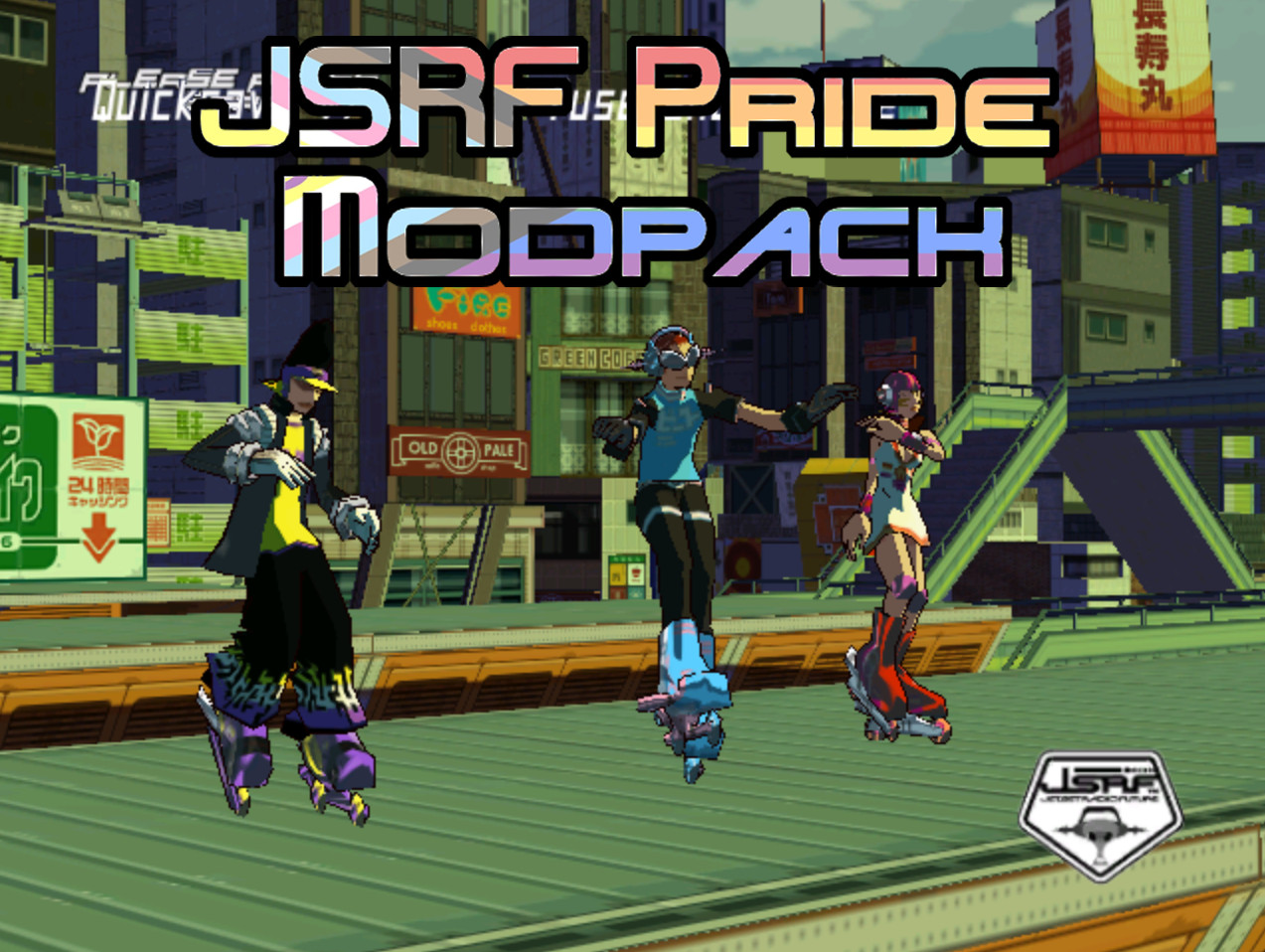 JSRF Pride Texture Edit Modpack Mod for Jet Set Radio Future | JSRF Mods