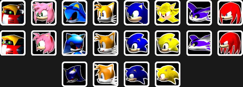 Upscaled Life Icons Mod for Sonic Adventure DX | SADX Mods
