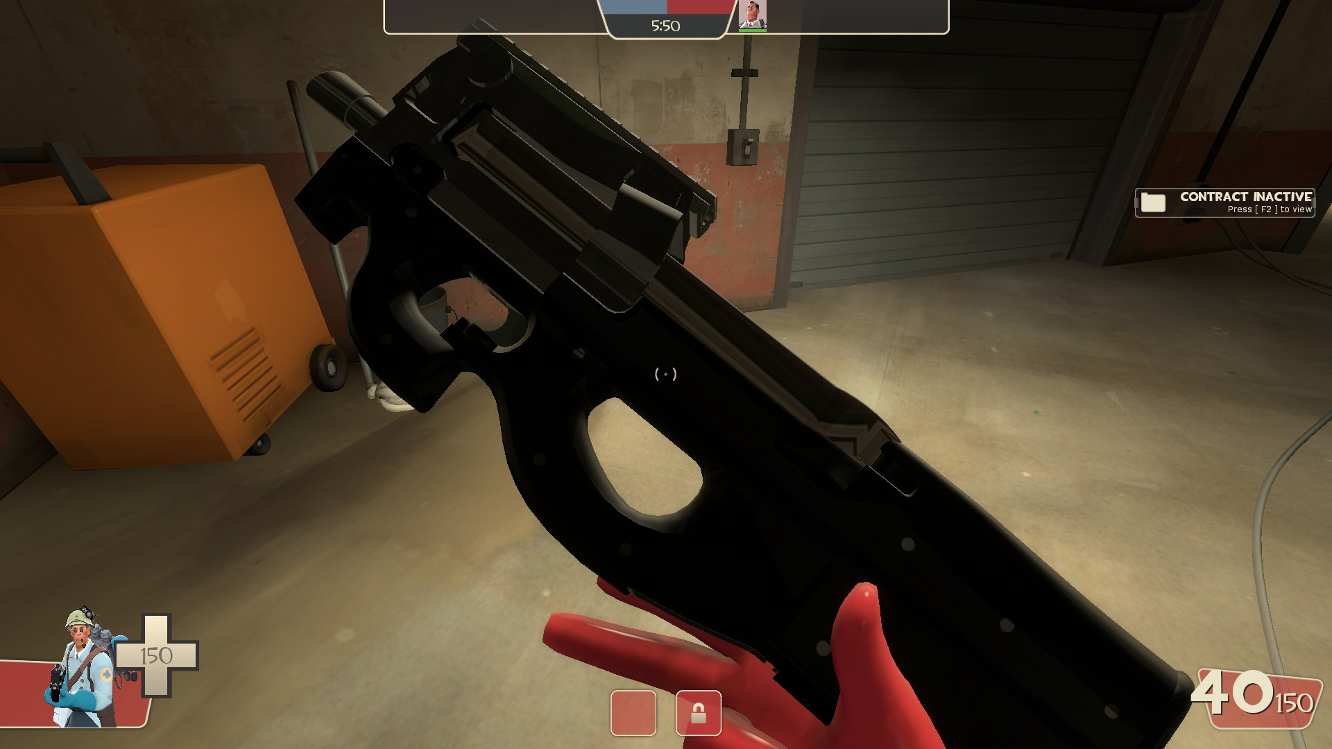 FN P90 Over Blutsauger Mod for Team Fortress 2 | TF2 Mods